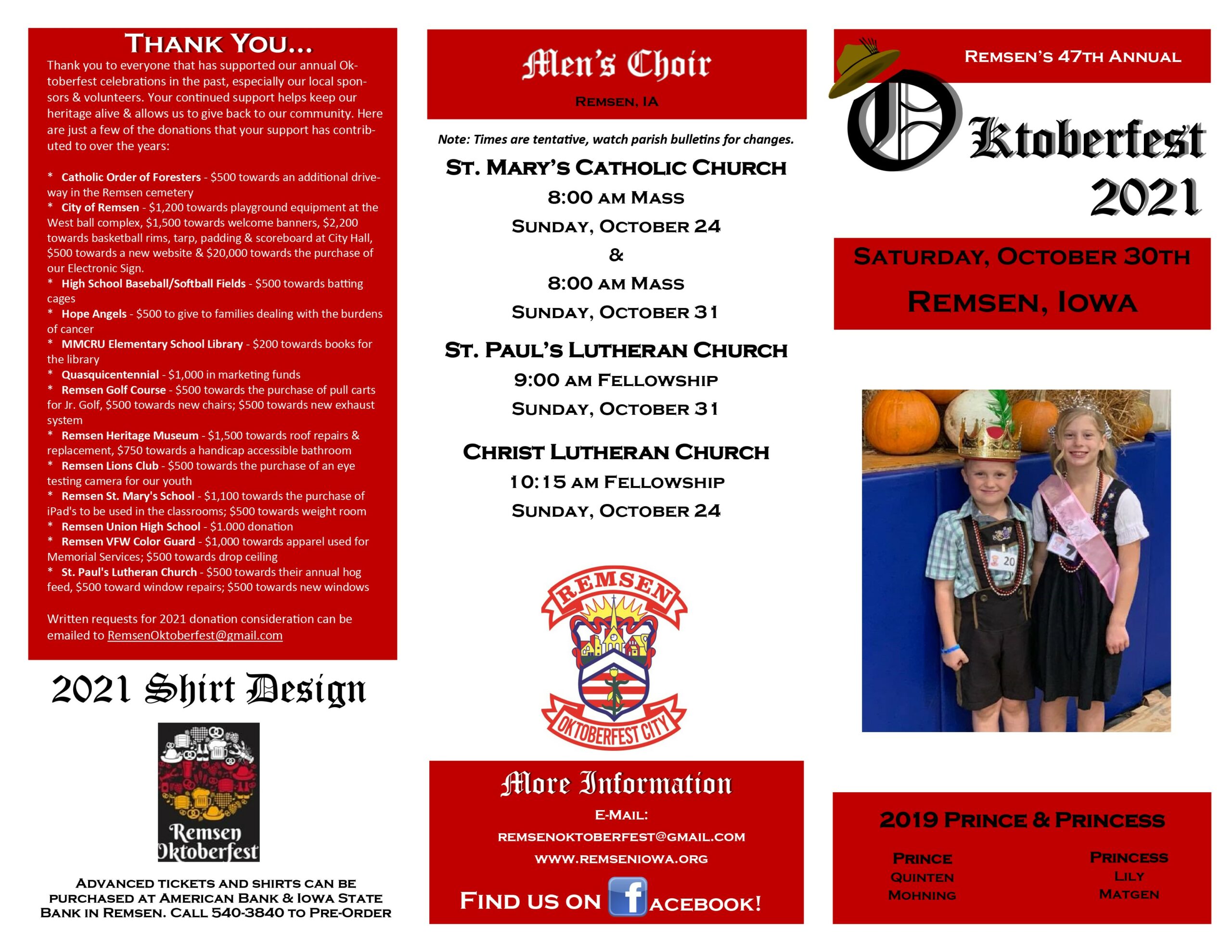 Oktoberfest | City of Remsen, Iowa Official Website